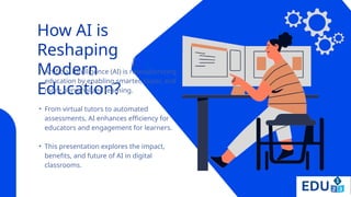 The Role of Artificial Intelligence in Digital Learning Environments (5 ...