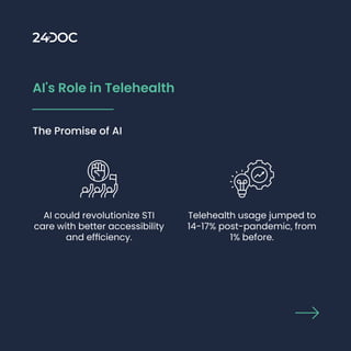 The Role of Artificial Intelligence in Enhancing Telehealth for STIs | PDF