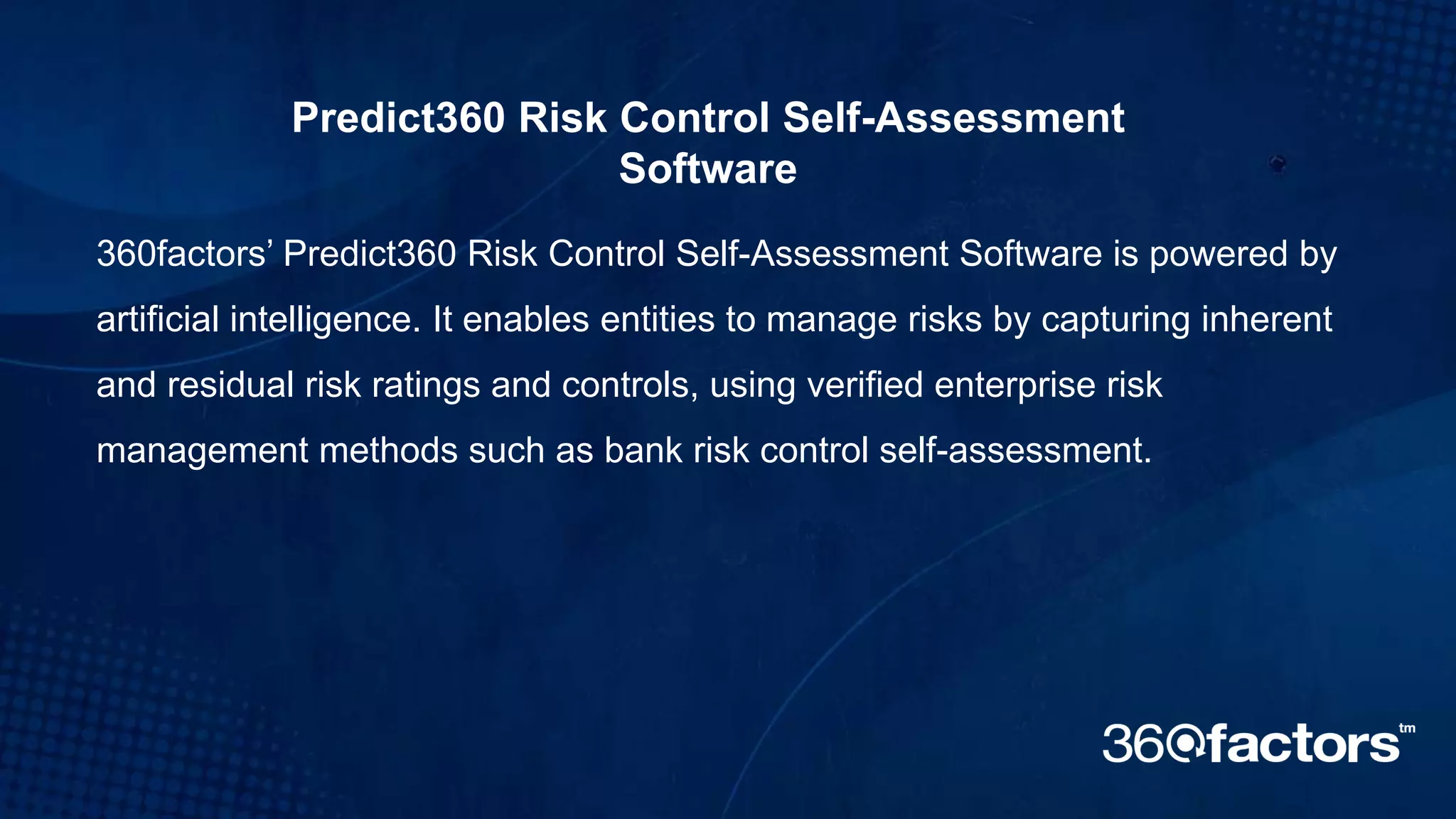 The Role of Artificial Intelligence in Risk Control Self-Assessment ...