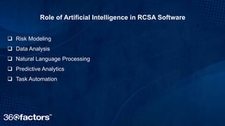 The Role of Artificial Intelligence in Risk Control Self-Assessment ...