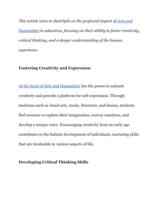 The Role of Arts and Humanities in a Well-Rounded Education.pdf