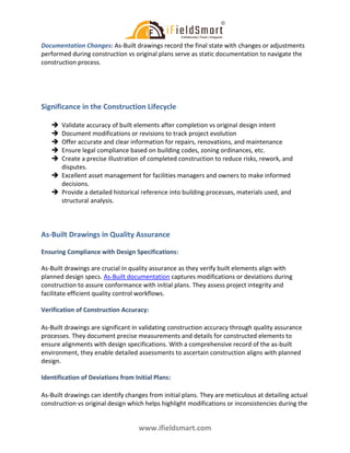 The Role of As-Built Drawings in Quality Assurance and Quality Control.pdf | Drawing and ...