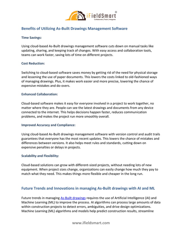 The Role of As-Built Drawings in Quality Assurance and Quality Control ...