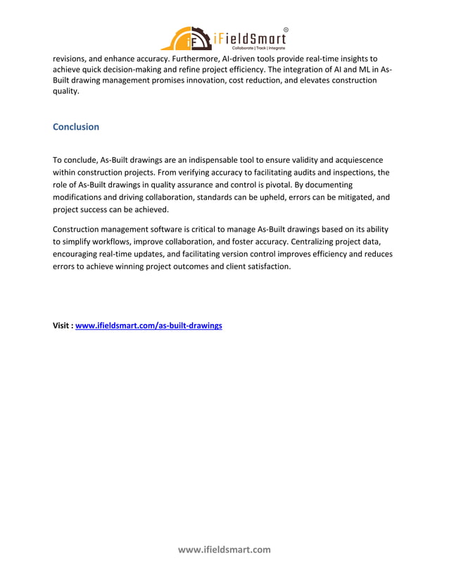The Role of As-Built Drawings in Quality Assurance and Quality Control ...