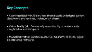 The Role of Augmented Reality & Virtual Reality – PowerPoint ...