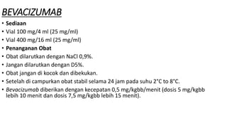 The Role of Bevacizumab in cancer clinical setting | PPT