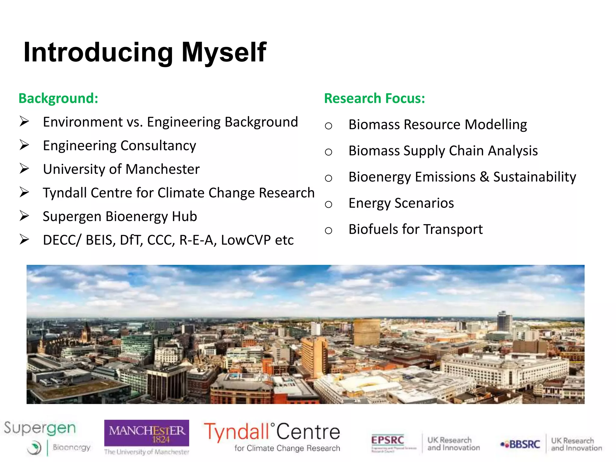 The role of bioenergy in the uk's decarbonisation strategy | PPT