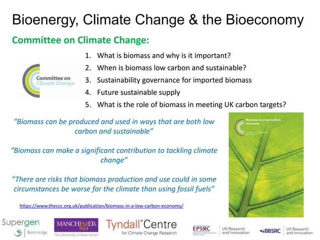 The role of bioenergy in the uk's decarbonisation strategy | PPT