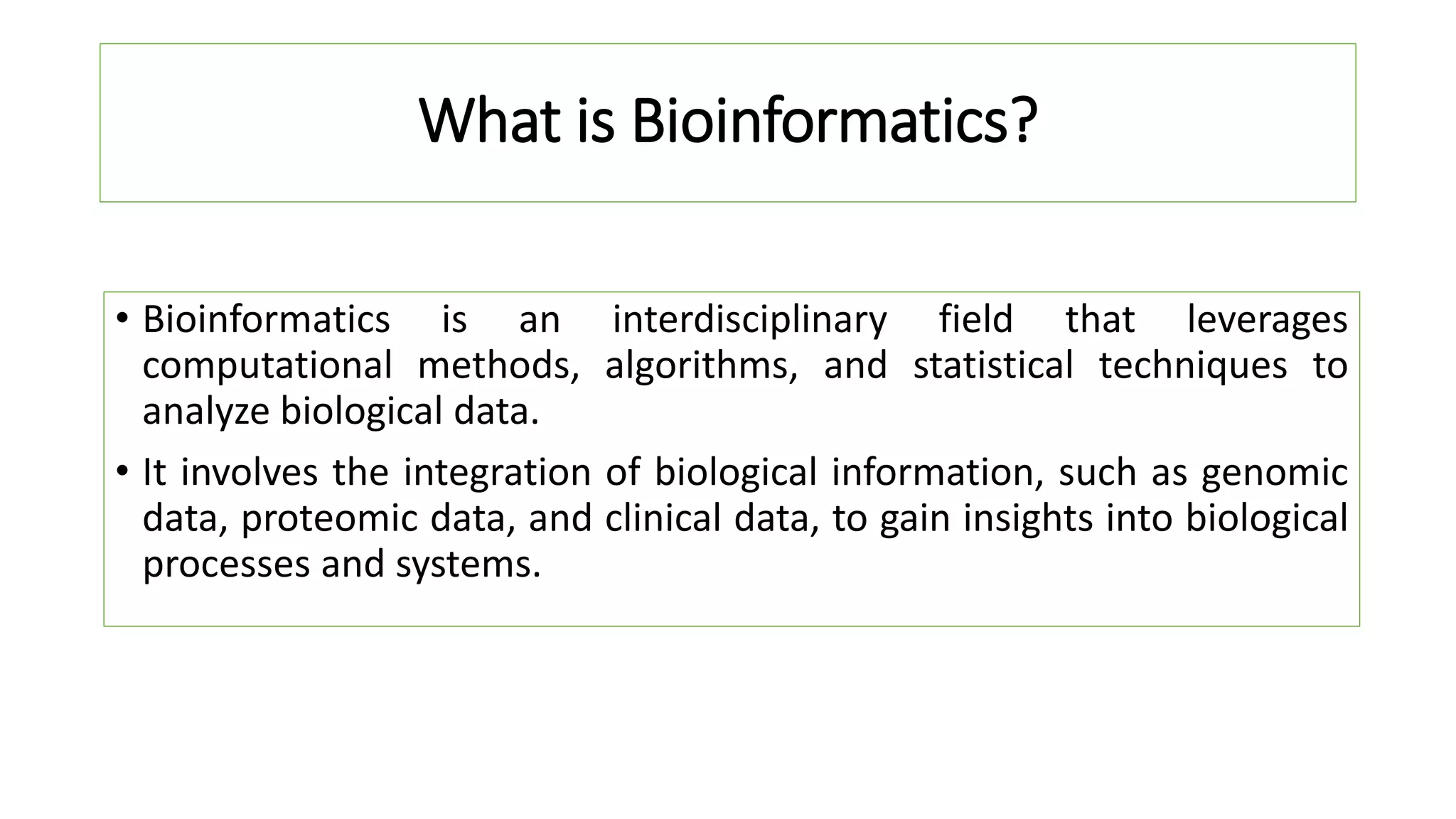 The Role of Bioinformatics in Advancing the Pharmaceutical.pptx