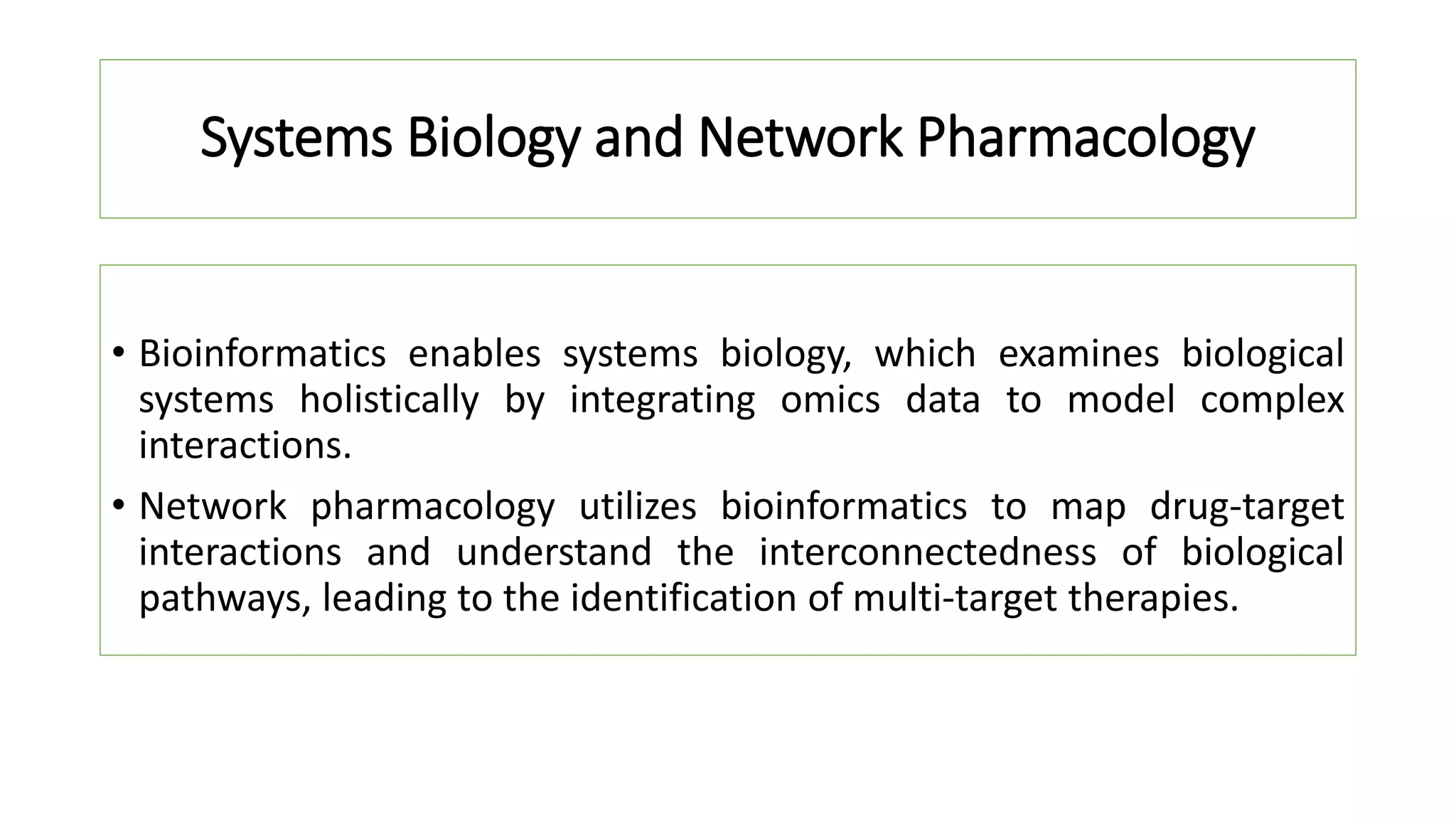 The Role of Bioinformatics in Advancing the Pharmaceutical.pptx
