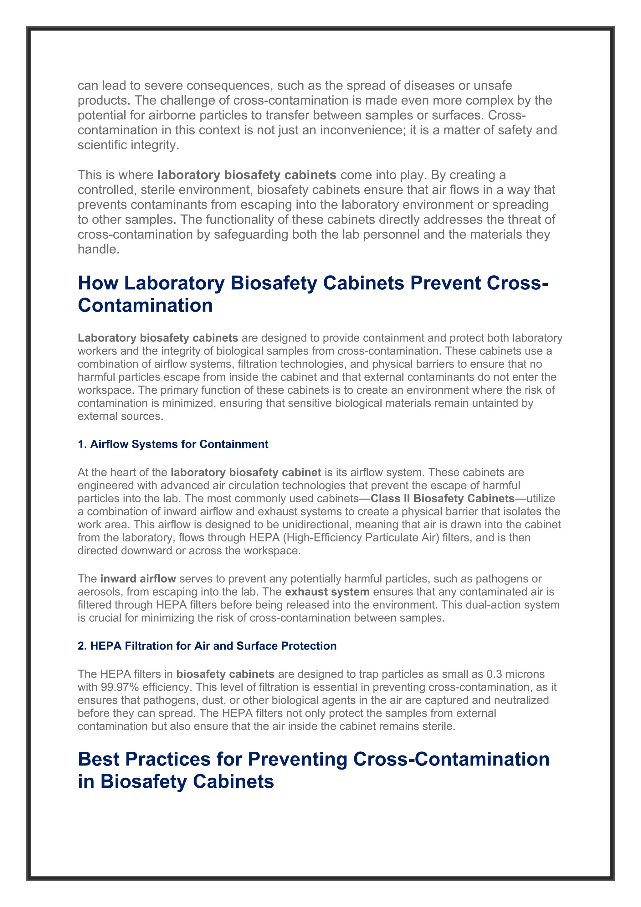 The Role of Biosafety Cabinets in Preventing Cross-Contamination.docx