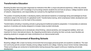 The Role of Boarding Schools in Developing Future Global Citizens. | PPT