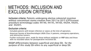 The role of bowel preparation in colorectal surgery | PPT