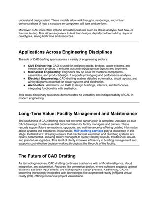 The Role of CAD Drafting in Modern Engineering Projects.docx