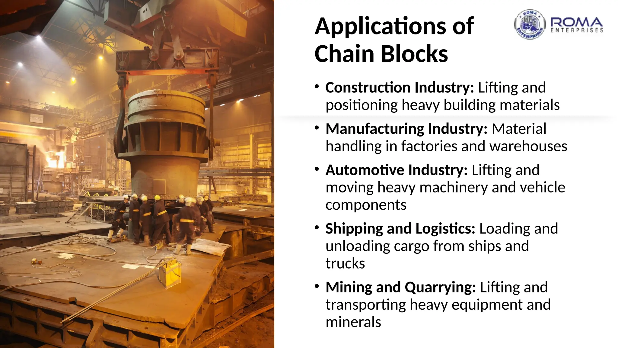 The Role of Chain Blocks in Heavy Lifting | PPTX
