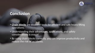 The Role of Chain Blocks in Heavy Lifting | PPT