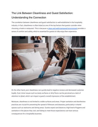 The Role of Cleanliness in Guest Satisfaction.pdf