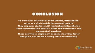 The Role of Co-curricular Activities in Personal Growth at Ecole ...