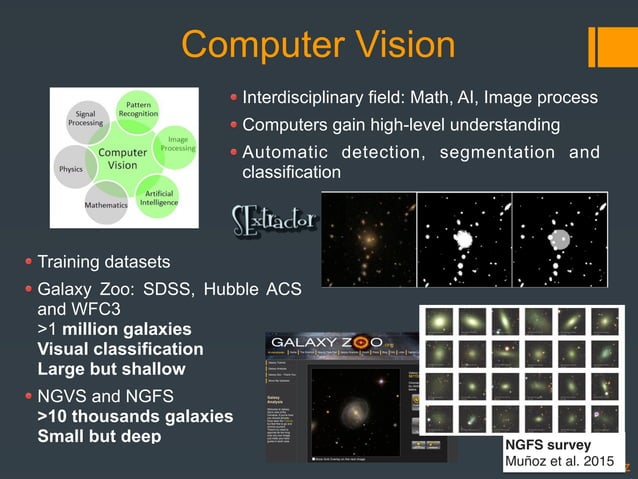 The role of Computer Vision in Astronomy | PDF