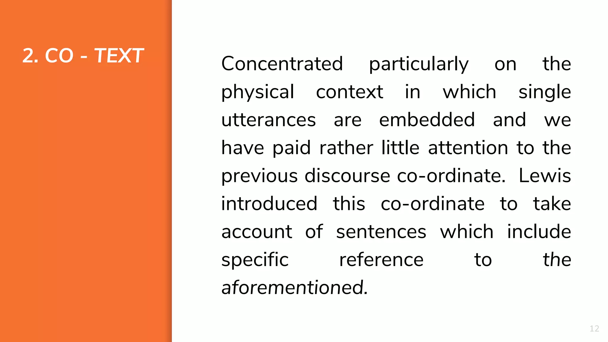 The role of context in interpretation | PPTX