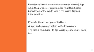 The role of context in interpretation | PPTX