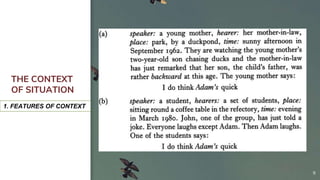The role of context in interpretation | PPTX