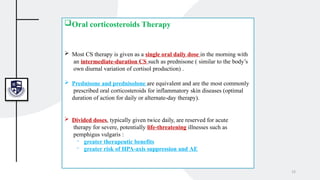 The role of corticosteroid therapy in dermatology.pptx