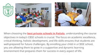 The Role of Course Objectives in Patiala’s Leading CBSE Schools.pptx