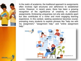 The Role of Creativity in Academic Assignments_GradeHood.pptx