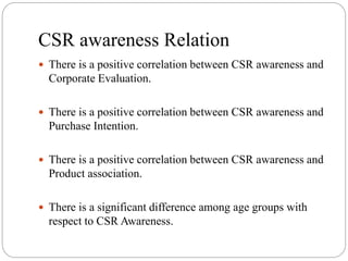 The role of customer awareness | PPT