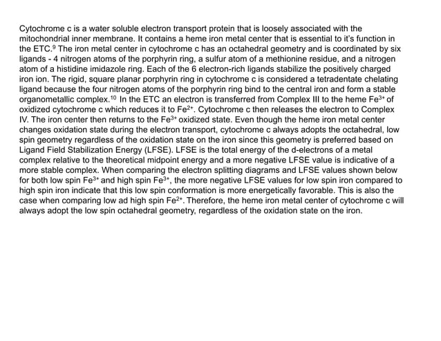 The Role of Cytochrome c in the Electron Transport Chain.pdf
