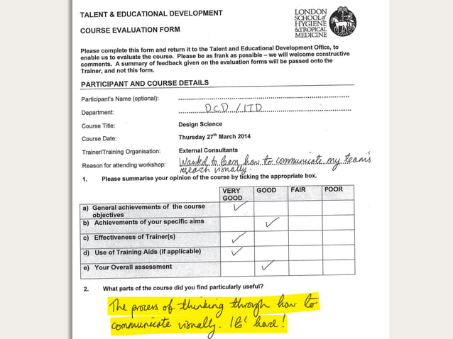 SCC 2014 - The role of design in science communication | PPT