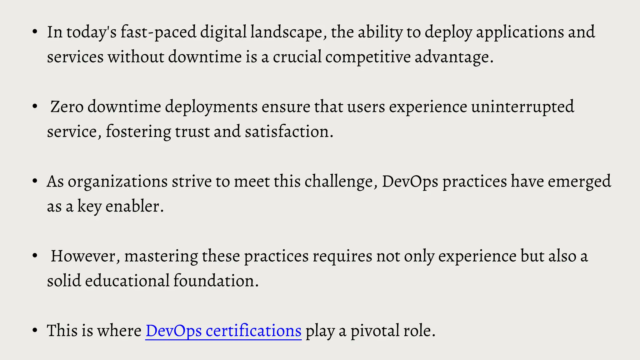 The Role of DevOps Certifications in Achieving Zero Downtime Deployments.pptx