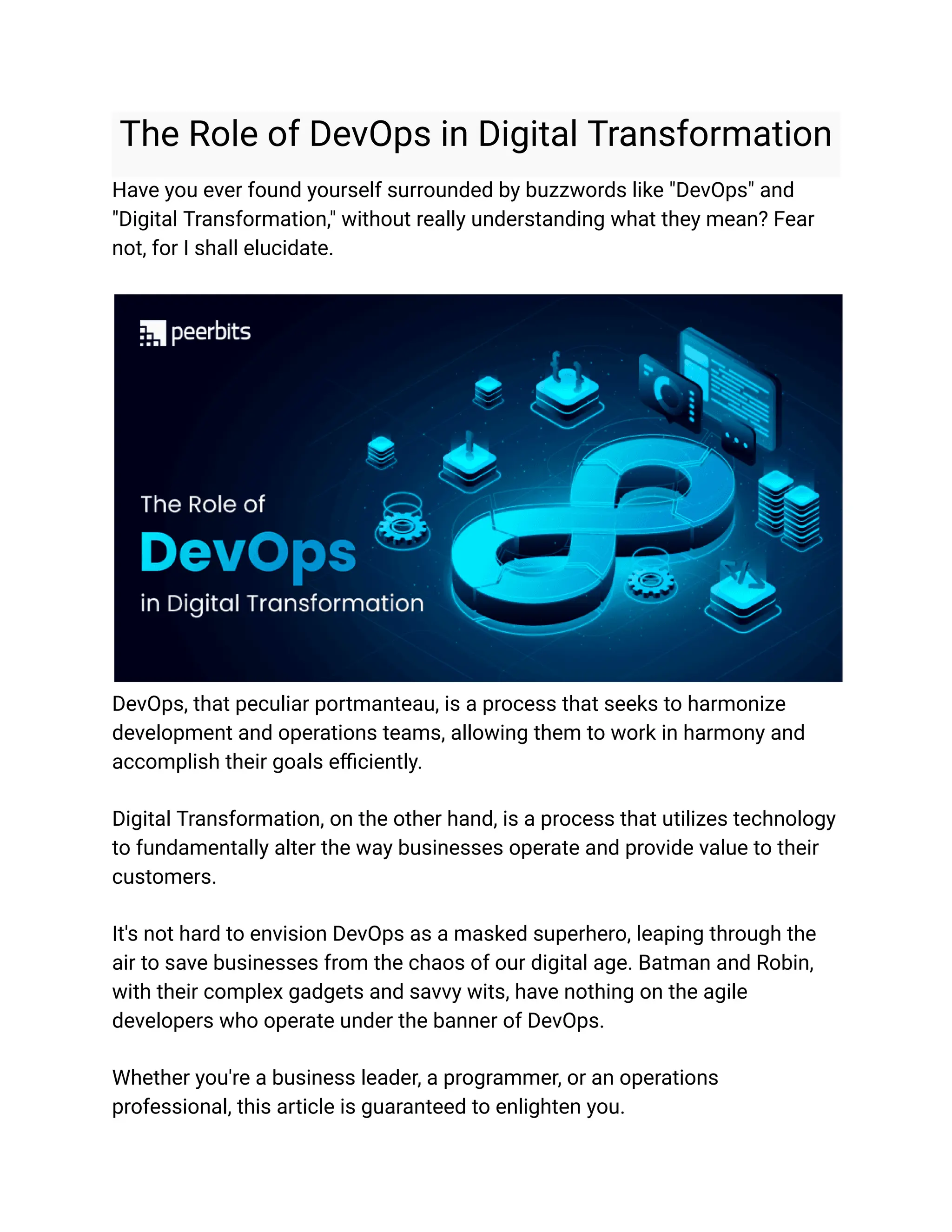 The Role of DevOps in Digital Transformation.pdf