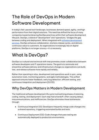The Role of DevOps in Modern Software Development.pdf