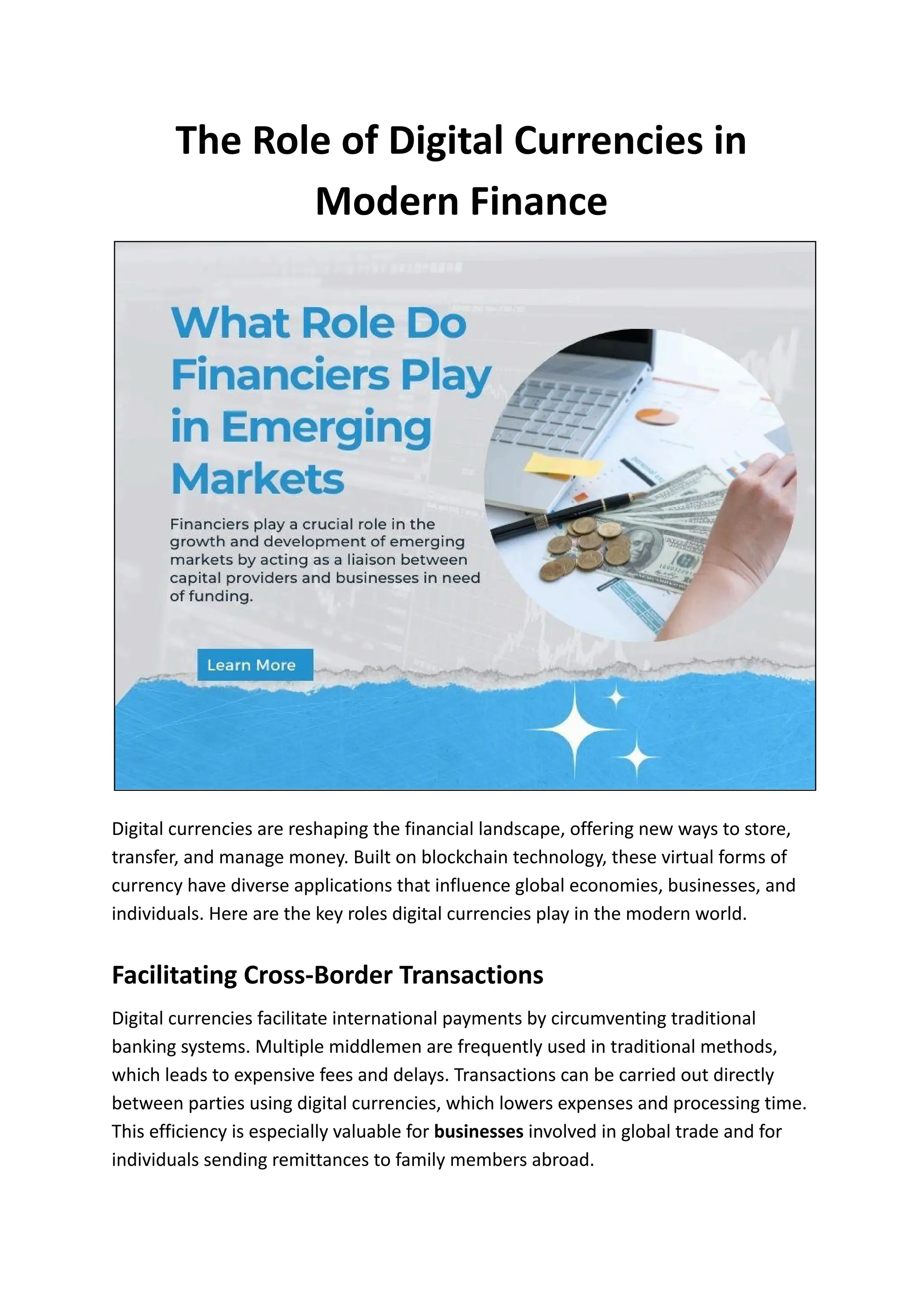 Ibrahim Mardam-Bey Explores Digital Currencies in Modern Finance | PDF