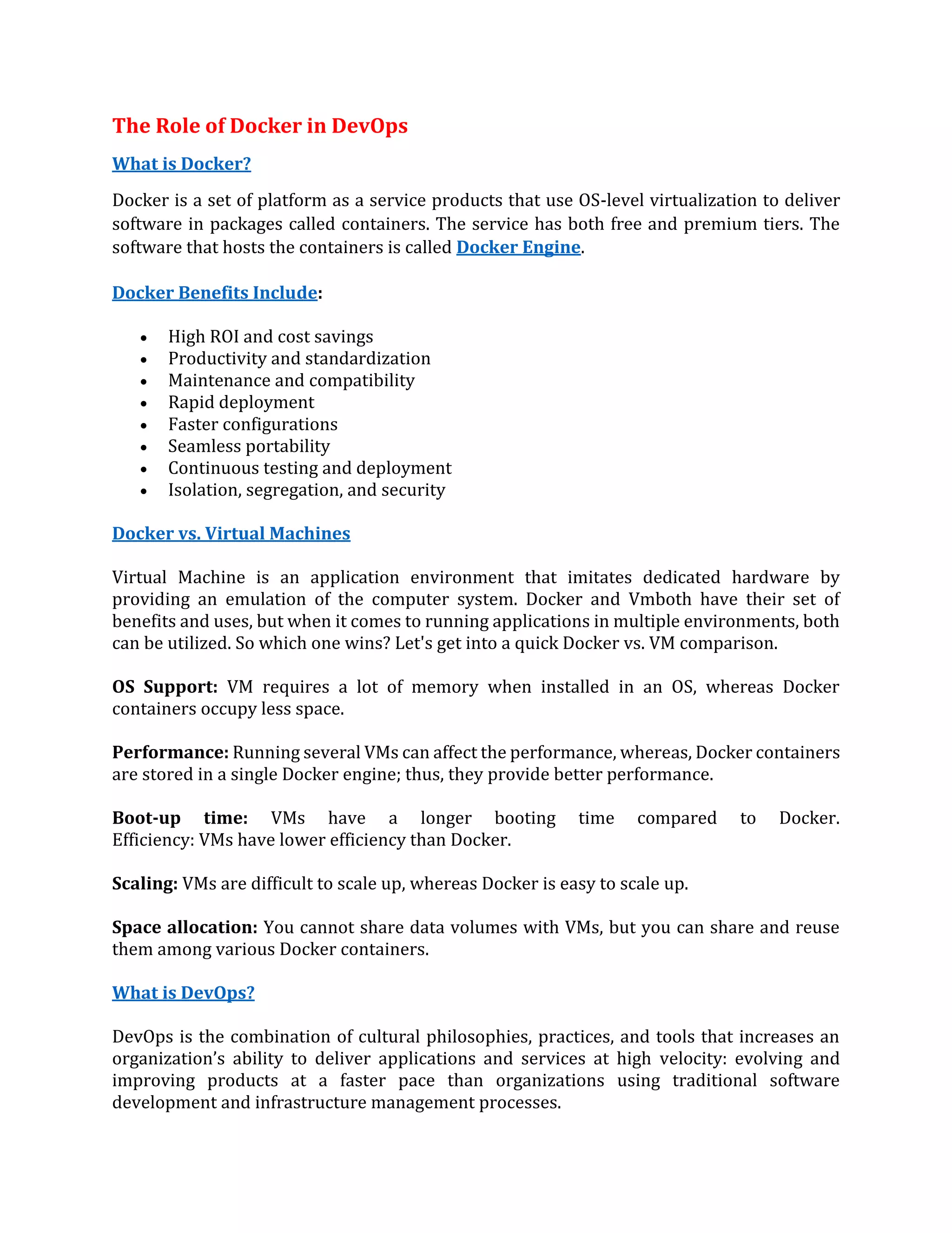 Docker And Kubernetes Training Docker Online Training Pdf