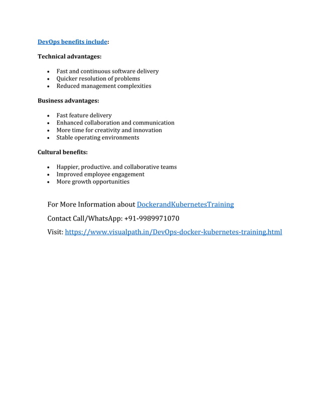 Docker And Kubernetes Training Docker Online Training Pdf