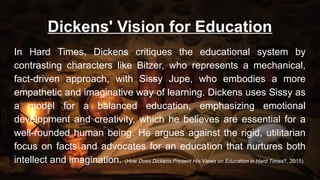 The Role of Education in Victoria age as Depicted in Hard Times. | PPTX