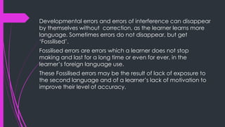 The role of error | PPTX