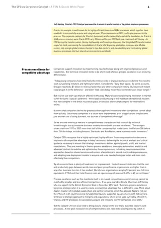 The role of finance process excellence | PDF | Business Administration ...