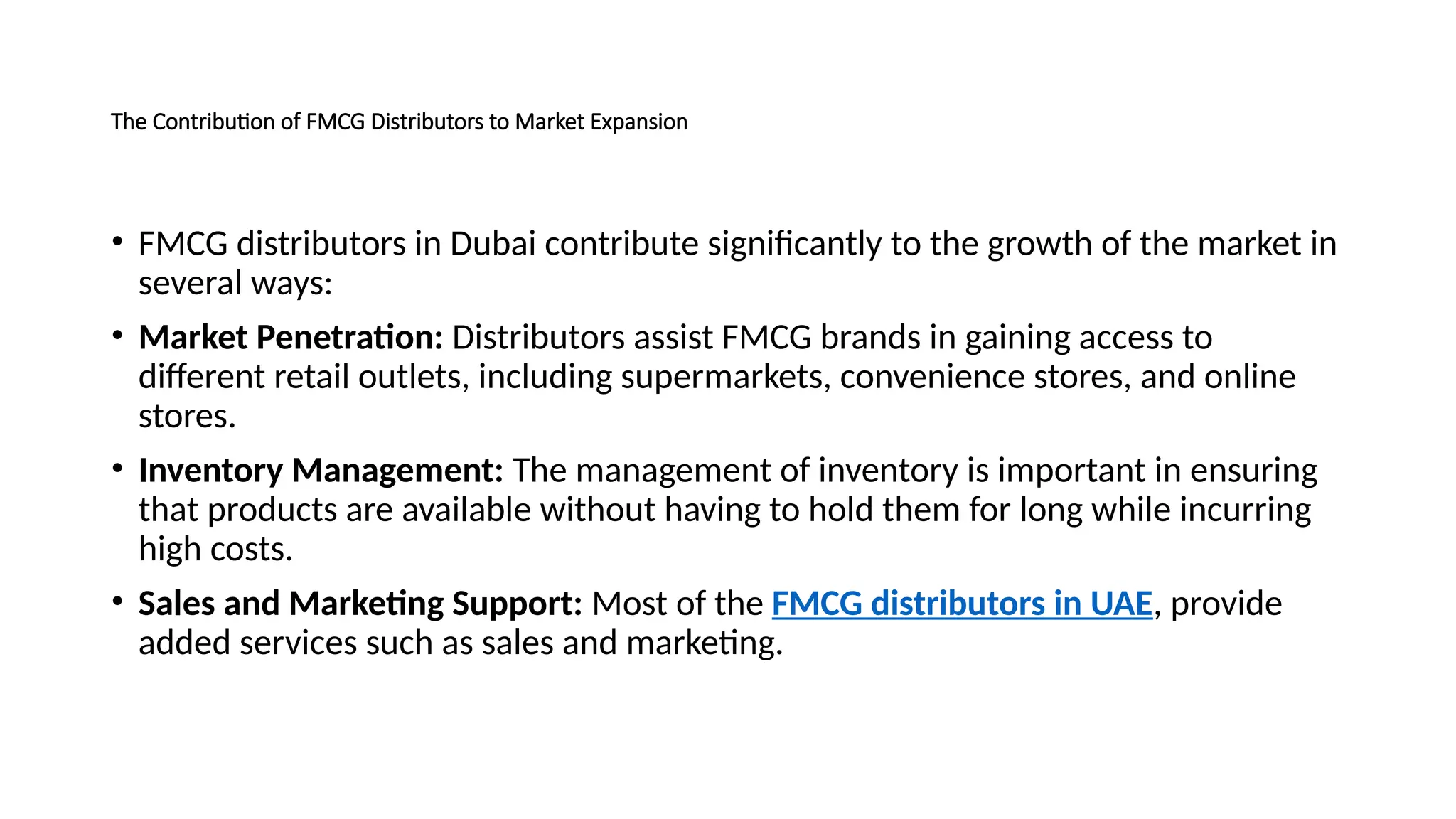 The Role of FMCG Distributors in Dubai's Growing Market.pptx