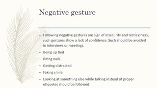 The role of gestures and body language in communication..pptx