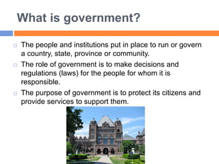 The Role of Government and Why It Exists | PPTX