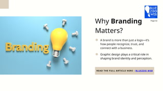 The Role of Graphic Design in Building Brand Identity | PPTX
