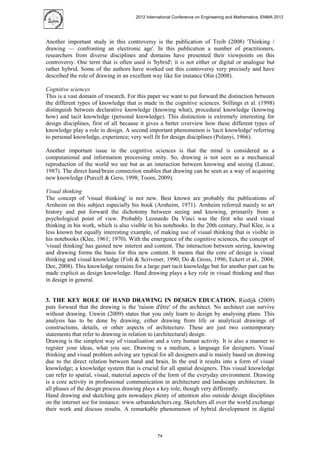 The Role of Hand Drawing in Basic Design Education in the Digital Age | PDF