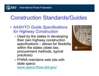 The Role of Highway Engineering Standards in the U.S. | PDF