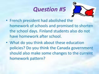 The role of homework in education | PPTX