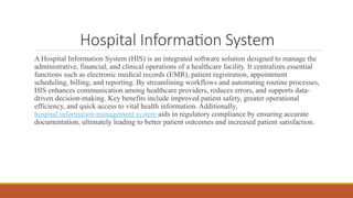 The role of hospital information system.pptx