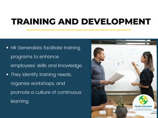 The Role of HR Generalist in a Company | PDF